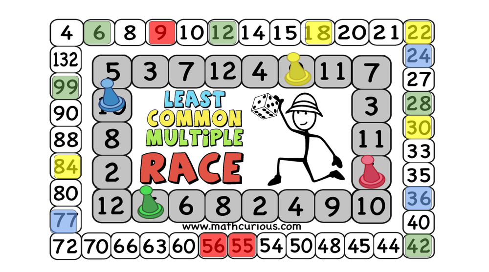 LCM Race – Finding LCM (game) | Math Curious