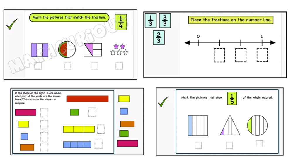 Introducing Fractions- misconceptions, print, and digital activity ...