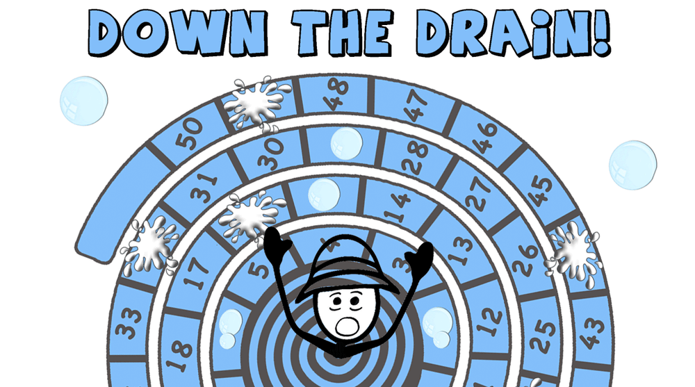 Down the Drain! A subtraction game. (virtual version included) | Math ...
