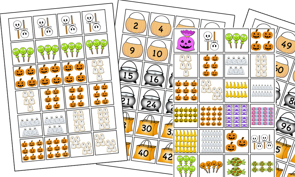 Halloween Games-Memory Match-Arrays | Math Curious